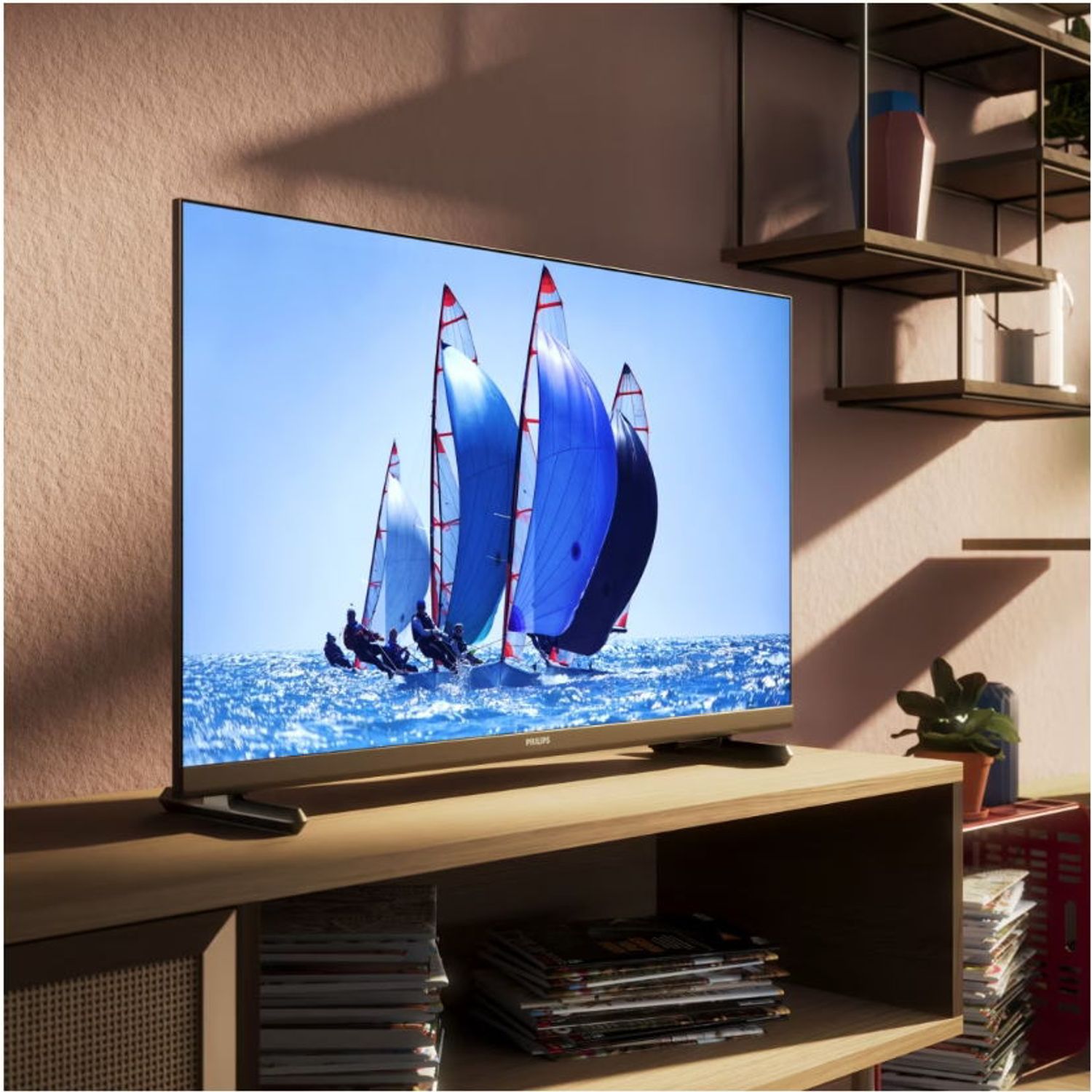 Philips - Televizor LED Philips 80 cm (32") 32PHS6808/12, HD, Smart TV ...