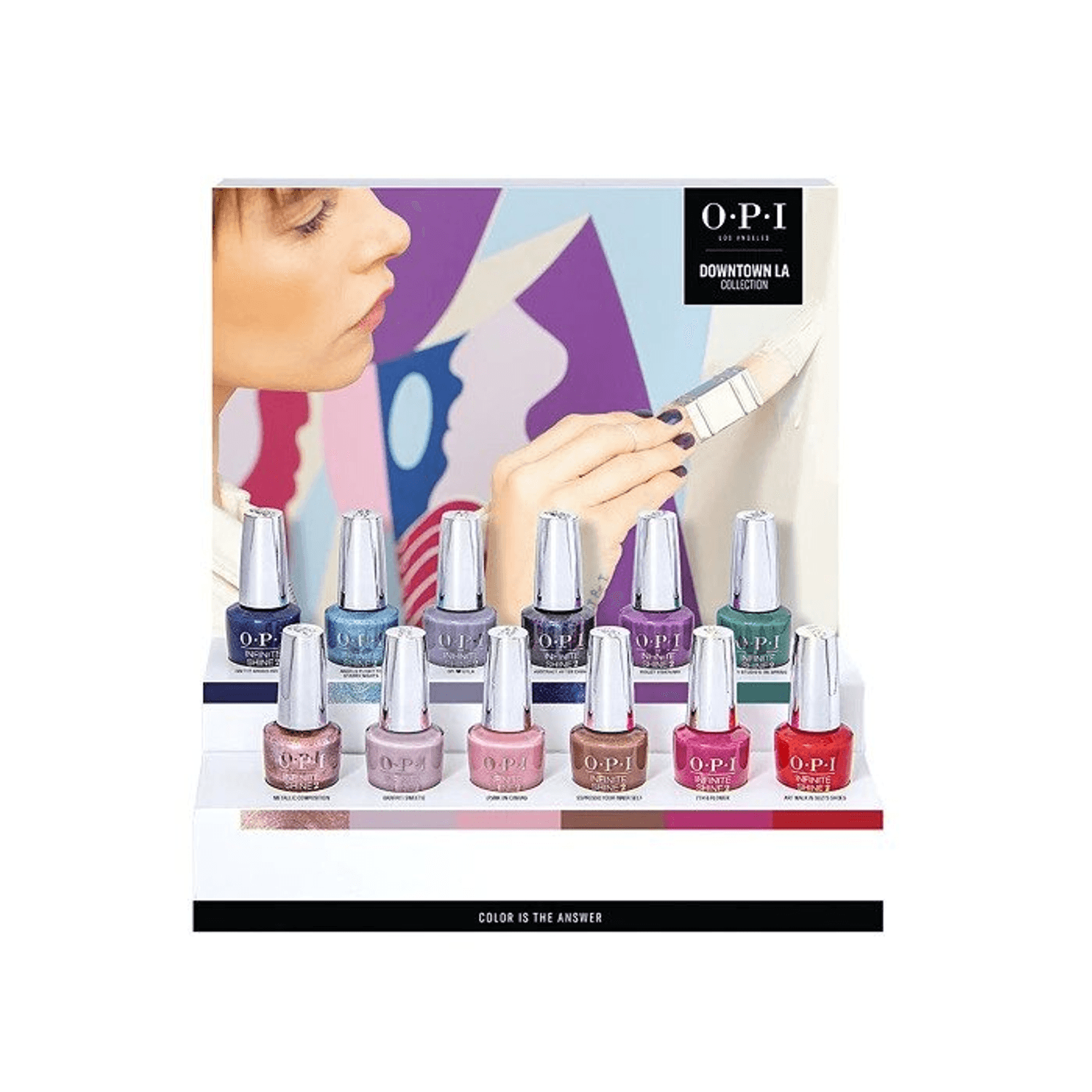 OPI - Display OPI Infinite Shine Downtown LA Collection, 12x15ml ...