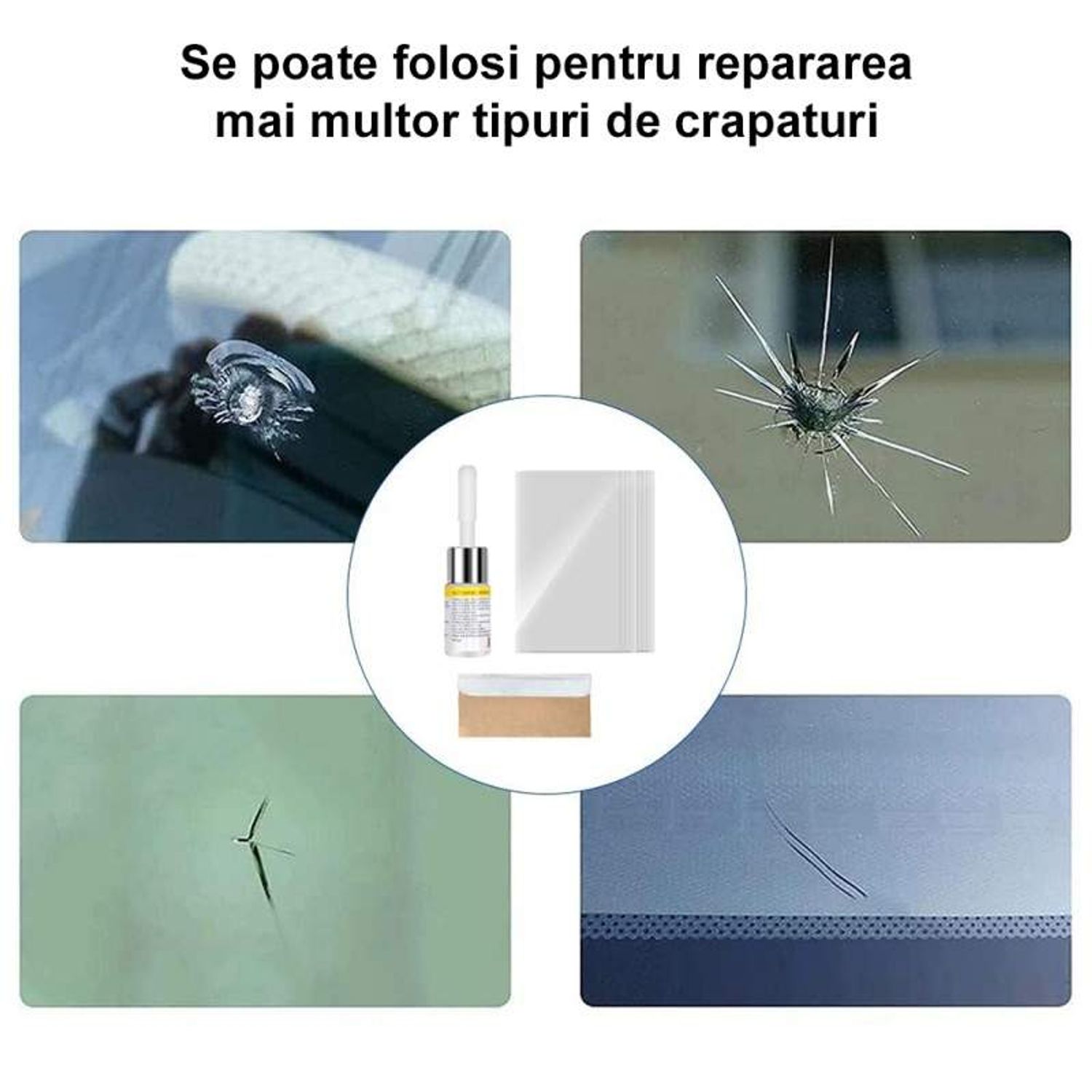 SIKS - Kit Solutie Reparat Fisuri Parbriz SIKS Cu Adeziv Lichid Pentru ...