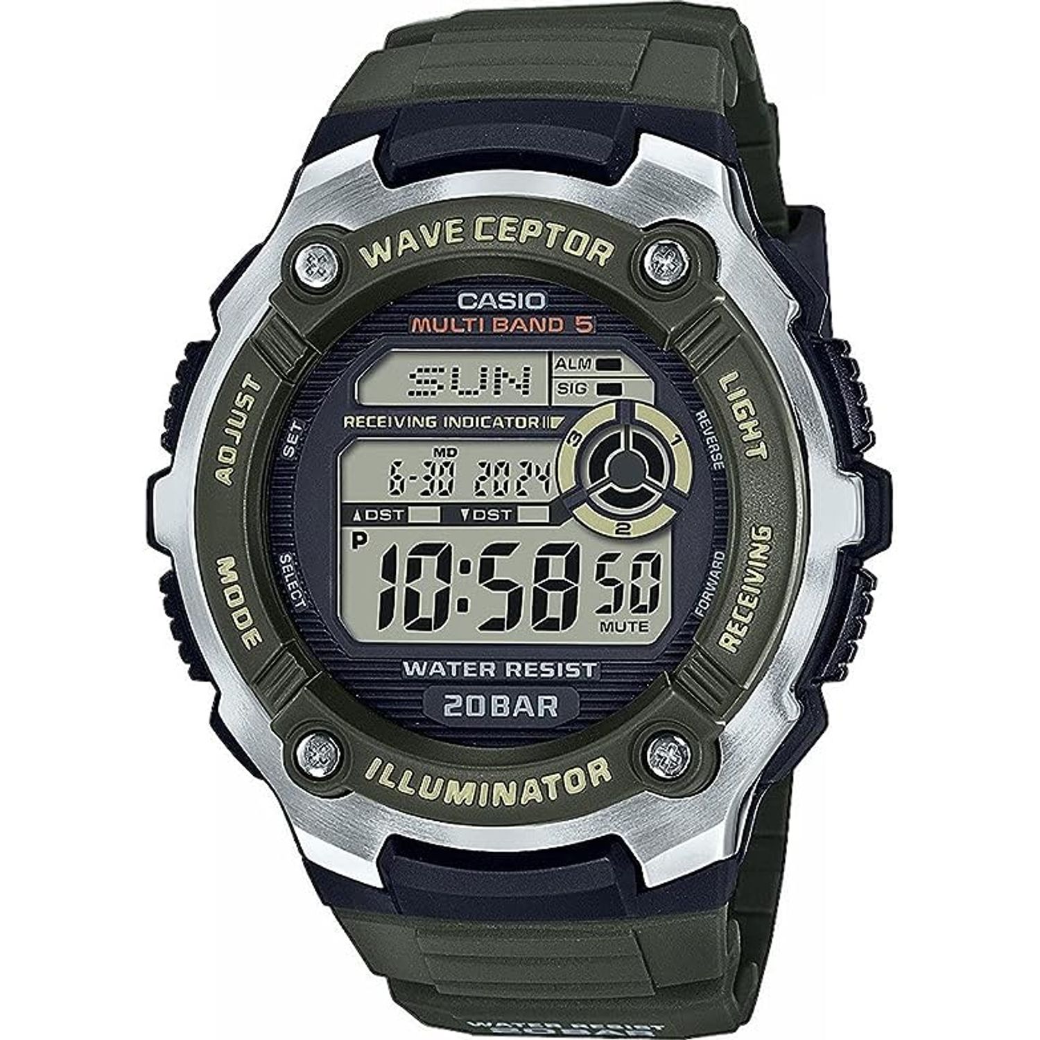 Casio - Ceas Barbati, Casio, WaveCeptor Radio Controlled WV-200R-3AEF ...