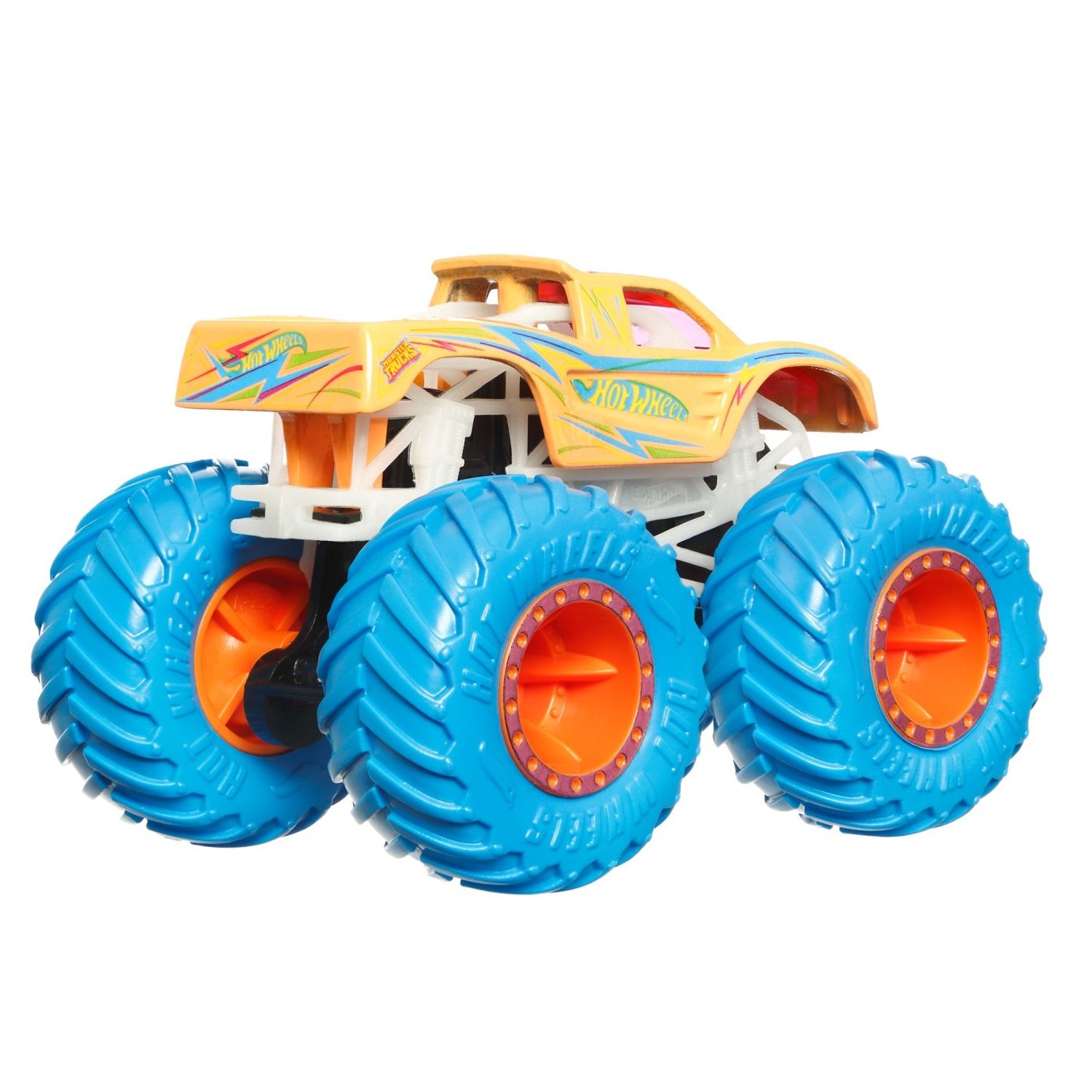 HOT WHEELS - Monster Truck - Hot Wheels Monster Truck Glow In The Dark Masinuta Podium Crasher ...