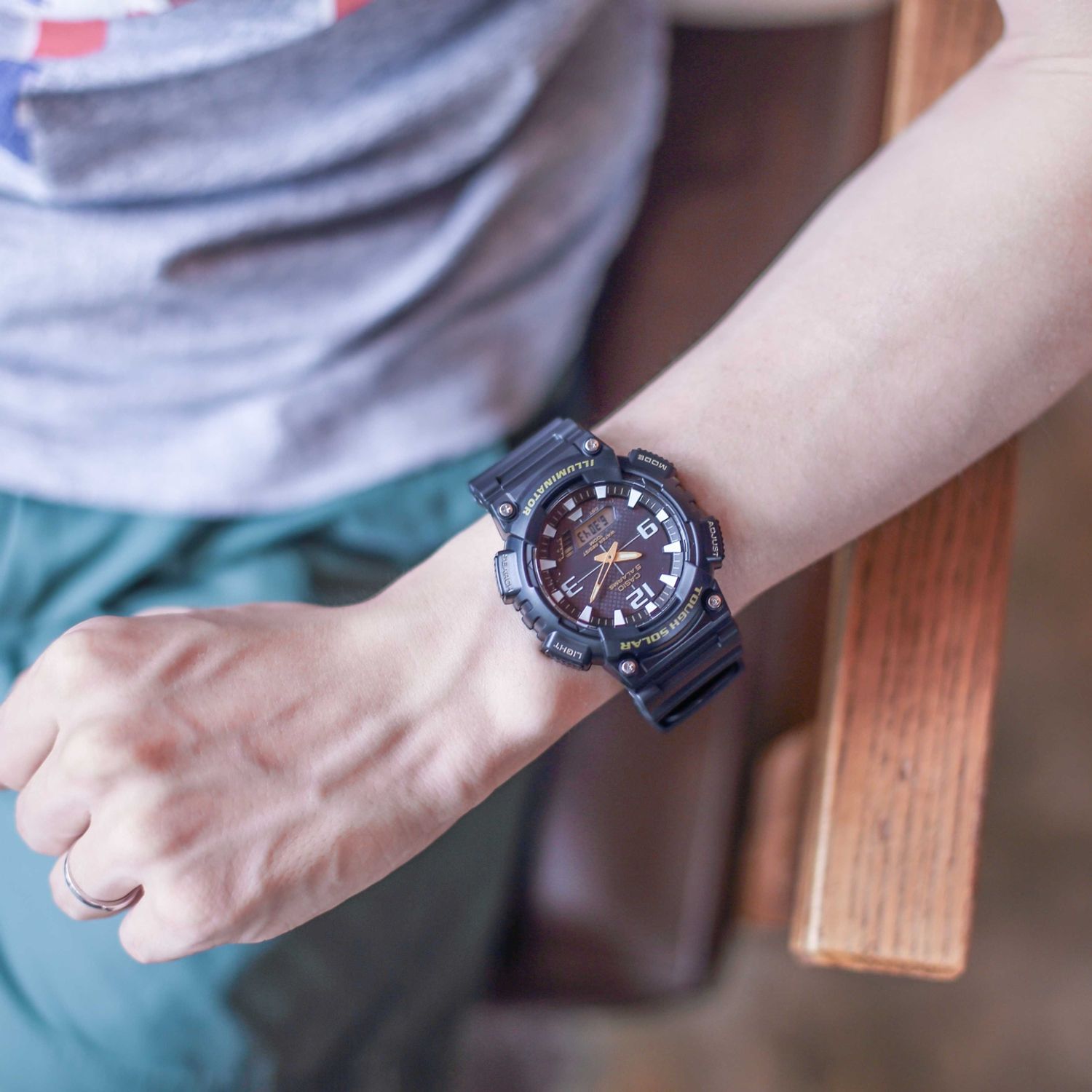 Casio - Ceas Barbati, Casio, Collection AQ AQ-S810W-1B - elefant.ro