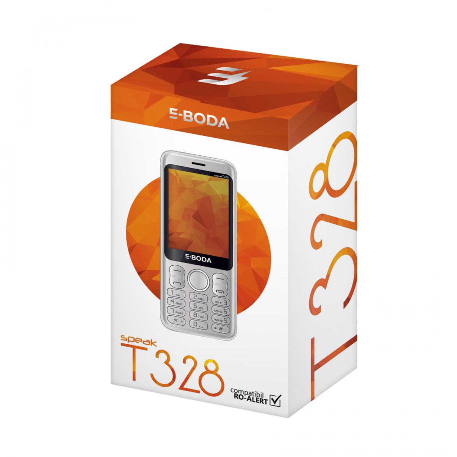 E-Boda - Barphone Telefon Mobil E-Boda Speak T328, 32 MB RAM, Memorie pana la 8 GB cu MicroSD ...