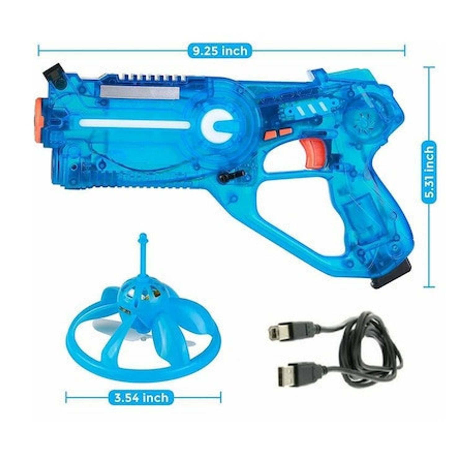 Regency Toys - Set pistol cu raze infrarosii si Nava spatiala, Regency ...