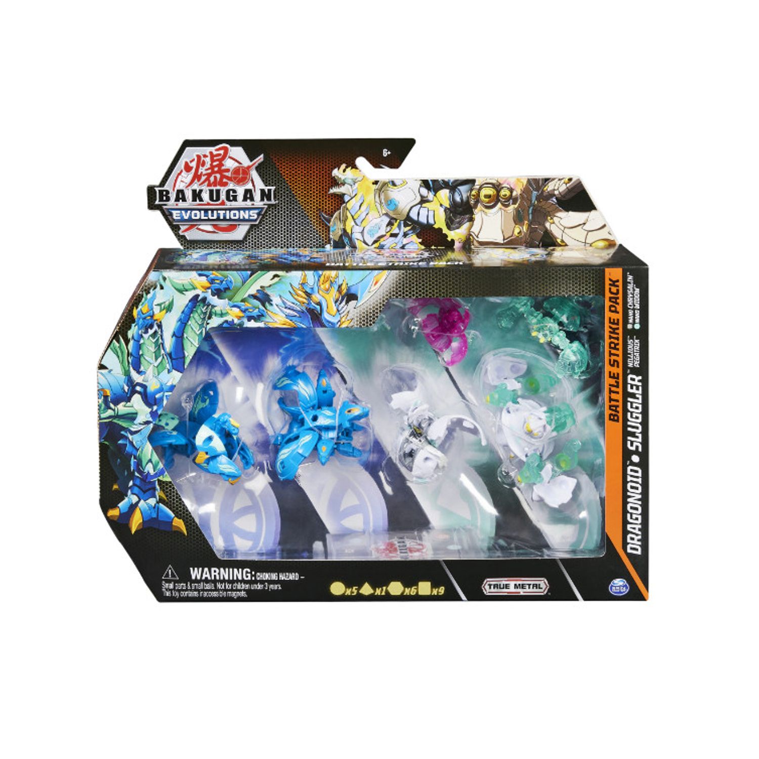 Bakugan - Set 4 Figurine Bakugan Evolutions Battle Strike Pack ...