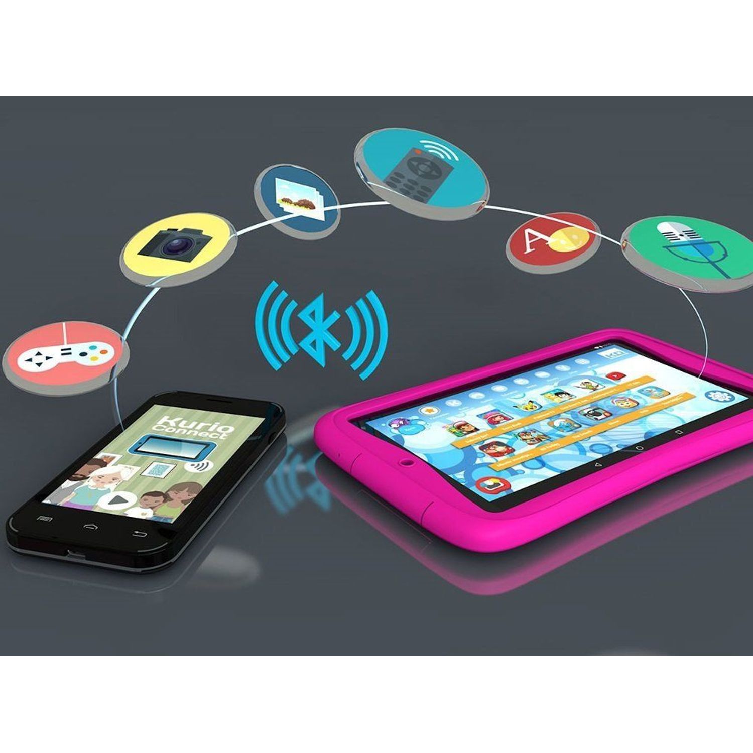 Kids Delight - Tableta Connect Pink 7'' - elefant.ro