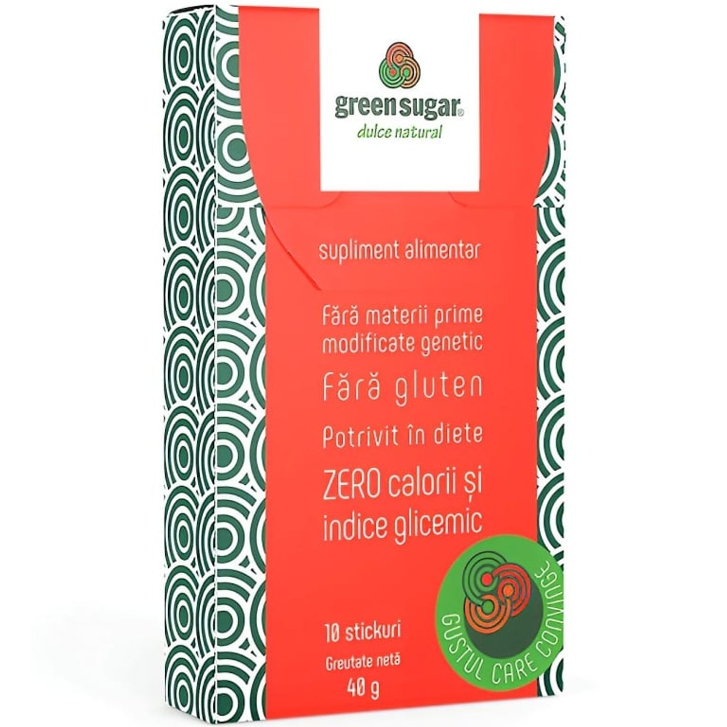 Remedia - Eritritol stevie indulcitor cristalizat plicuri 10x4g - GREEN ...